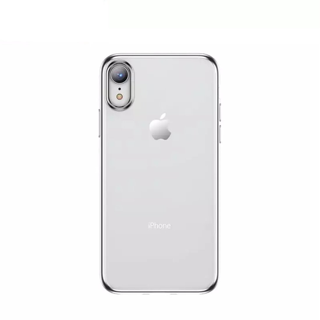 Apple iPhone X/XS Silicone Grey Back Cover Smartphone Case