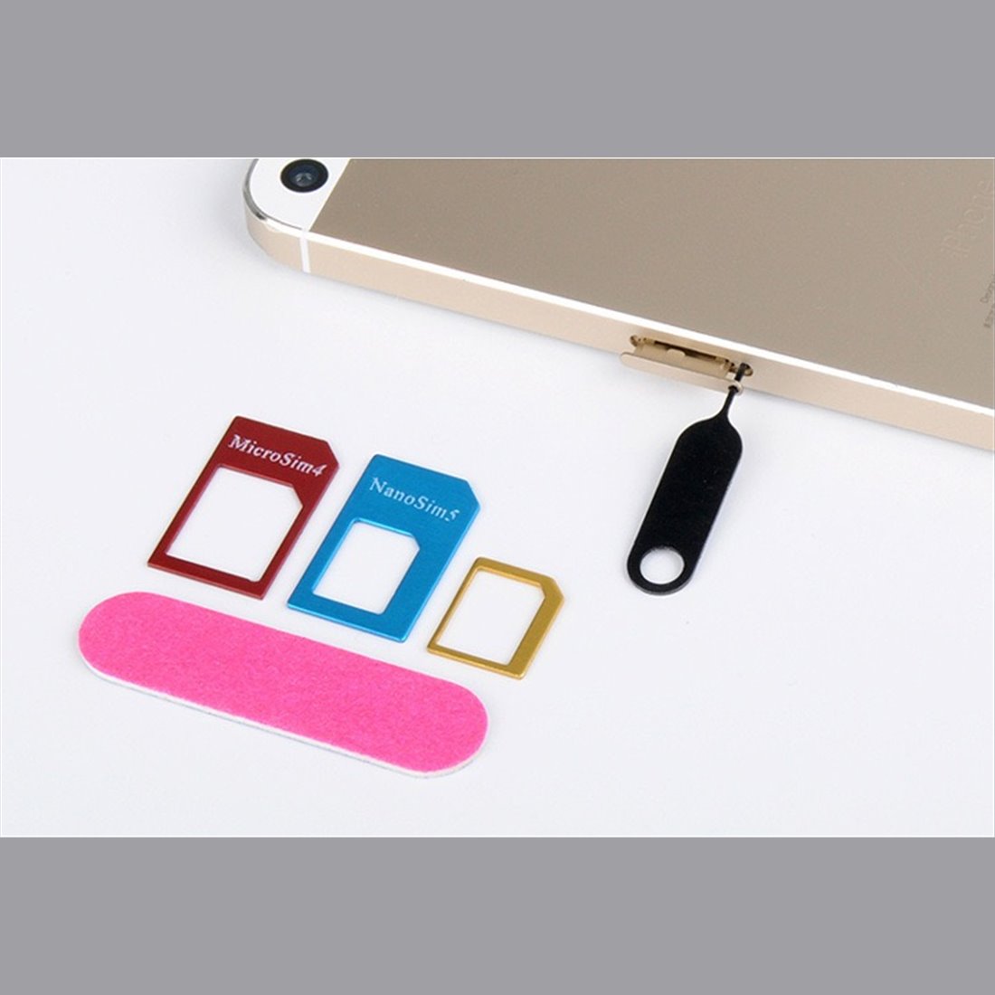 Simkaart adapter 3 in 1 grote sim, Micro sim en Nano sim
